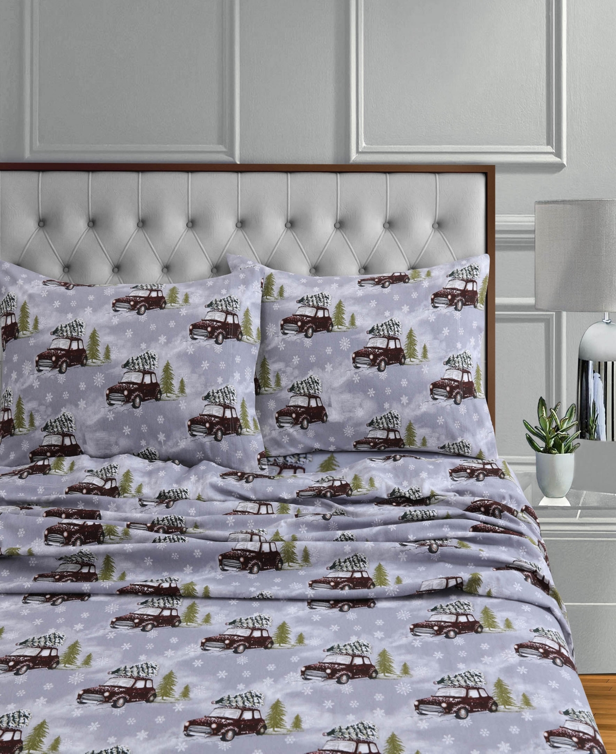 Click here for Tribeca Living Holiday Printed Cotton Flannel Extr... prices