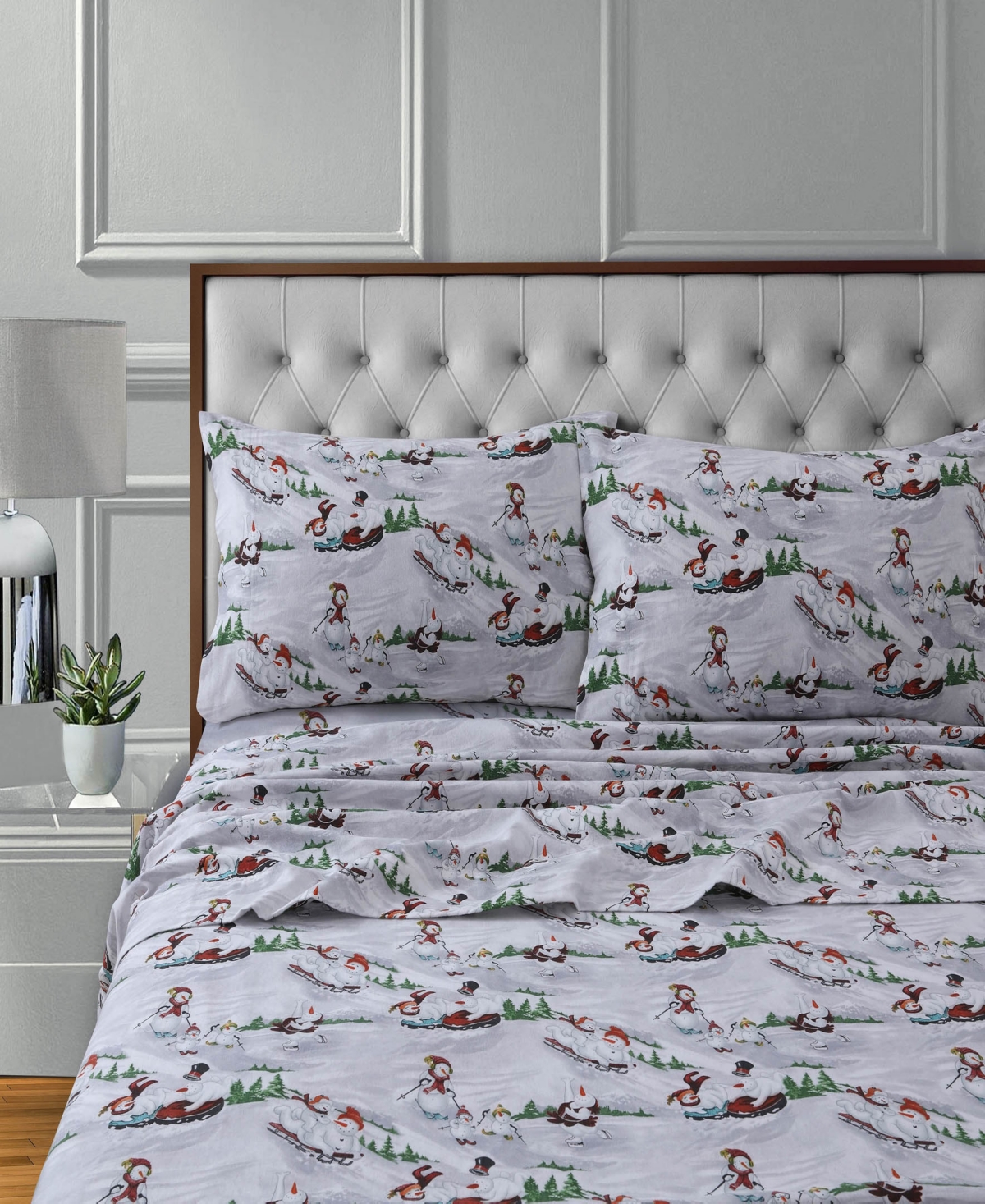 Click here for Tribeca Living Holiday Printed Cotton Flannel Extr... prices