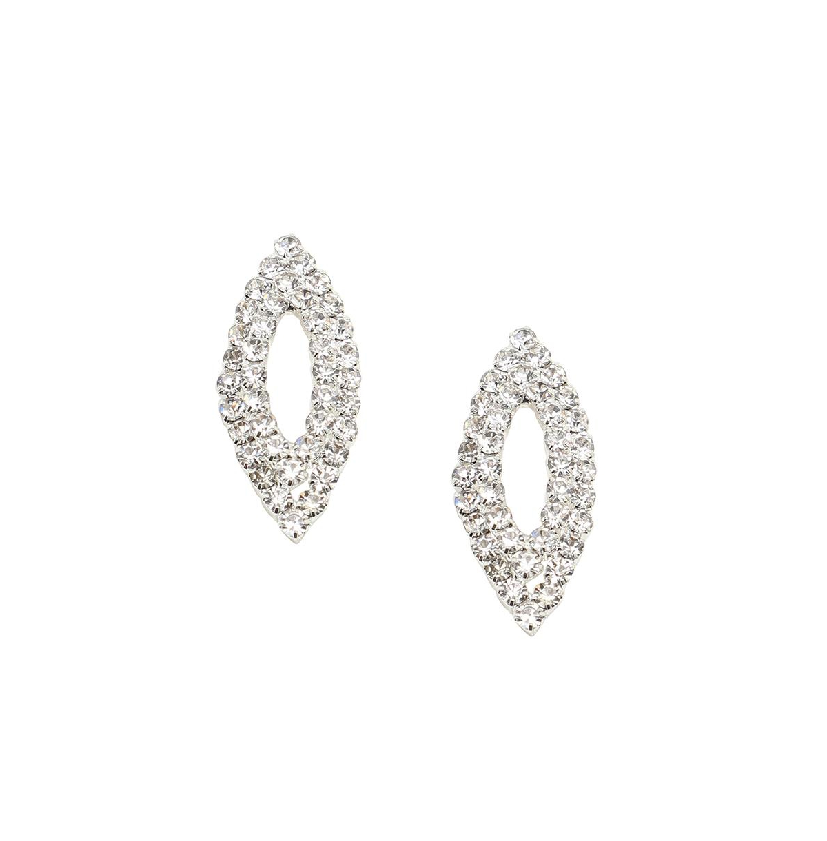 Click here for Sohi Womens Marquise Drop Earrings - Silver prices