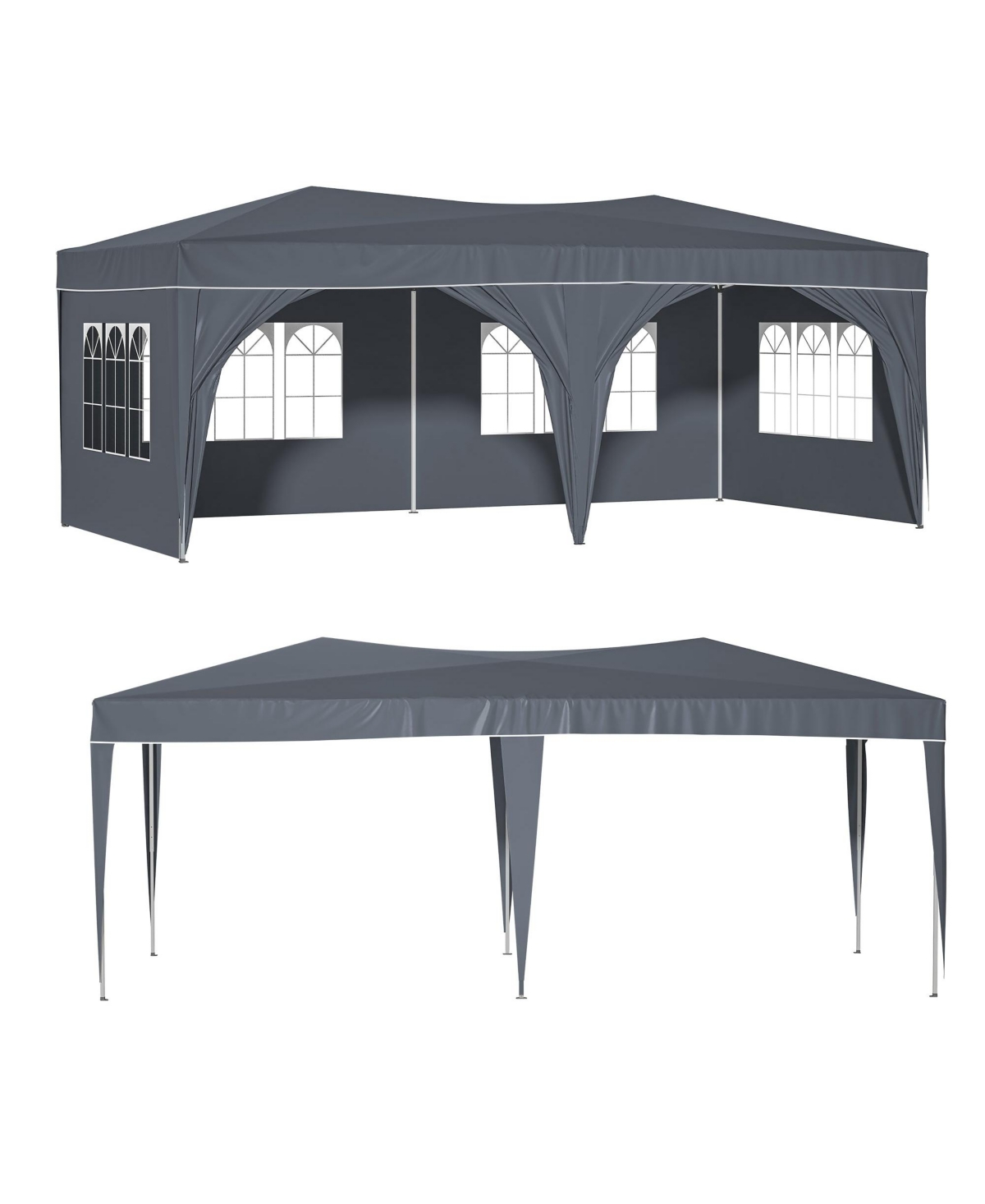 Click here for Mondawe 10x20 Commercial Pop-Up Canopy Tent with 6... prices