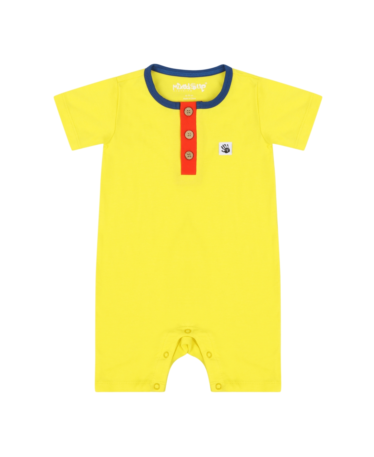 Click here for Mixed Up Clothing Baby Suave Romper - Blazing yell... prices