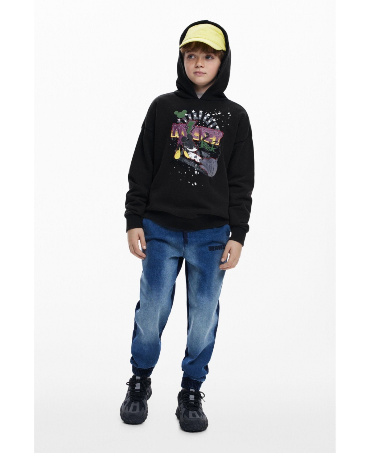 Click here for Desigual Boys Boyss Mickey Rock sweatshirt - Dark... prices