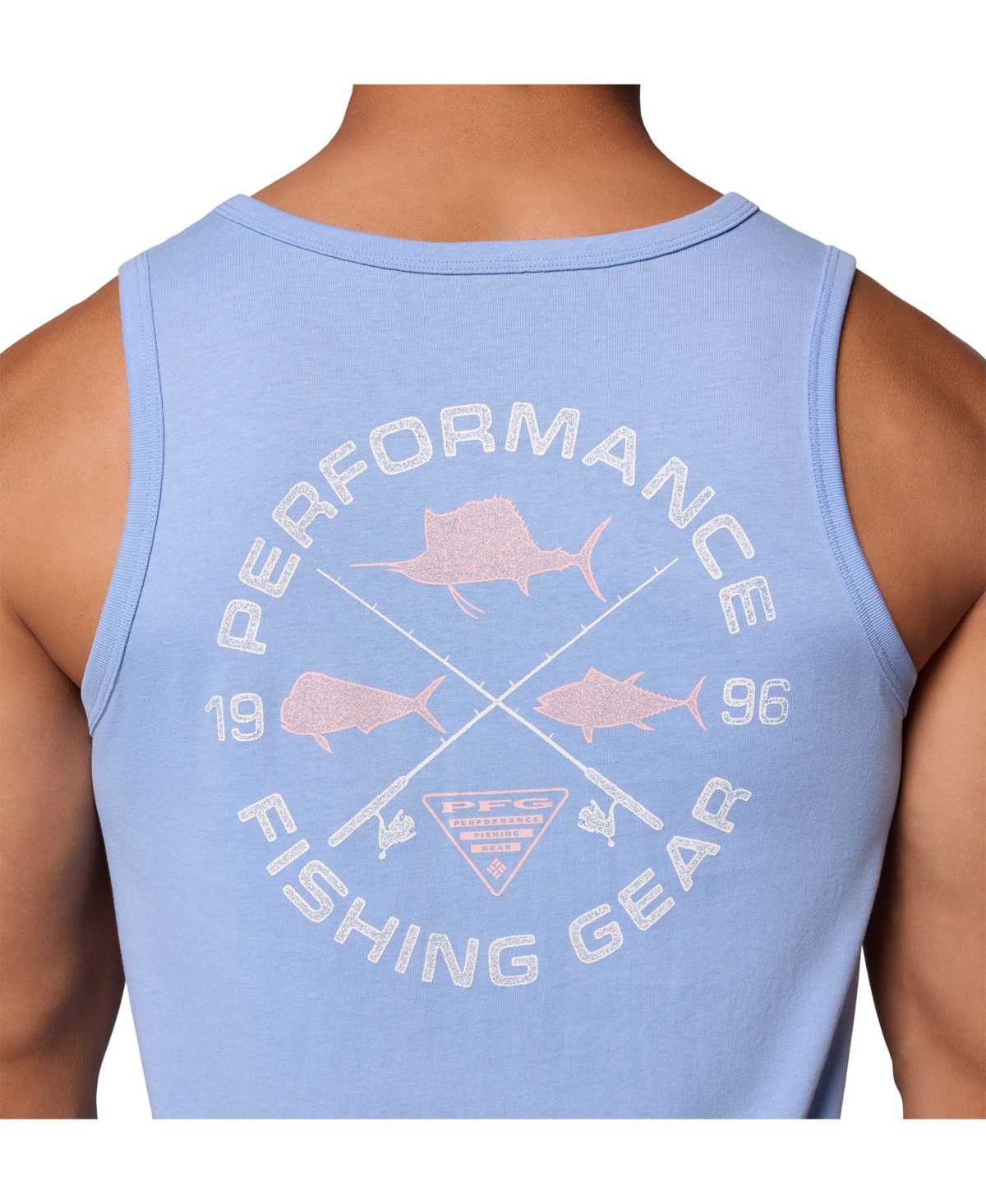 Click here for Columbia Mens Cast Graphic Tank Top - White cap prices