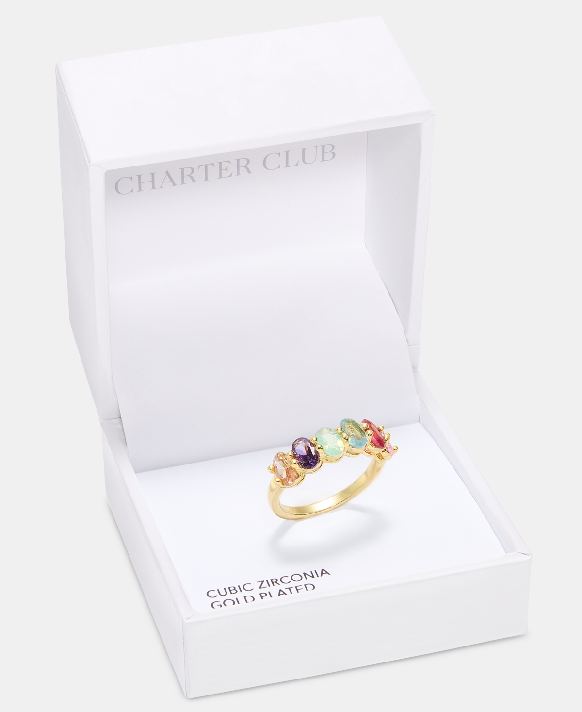 Click here for Charter Club Multicolor Crystal Ring  Macys Exclus... prices