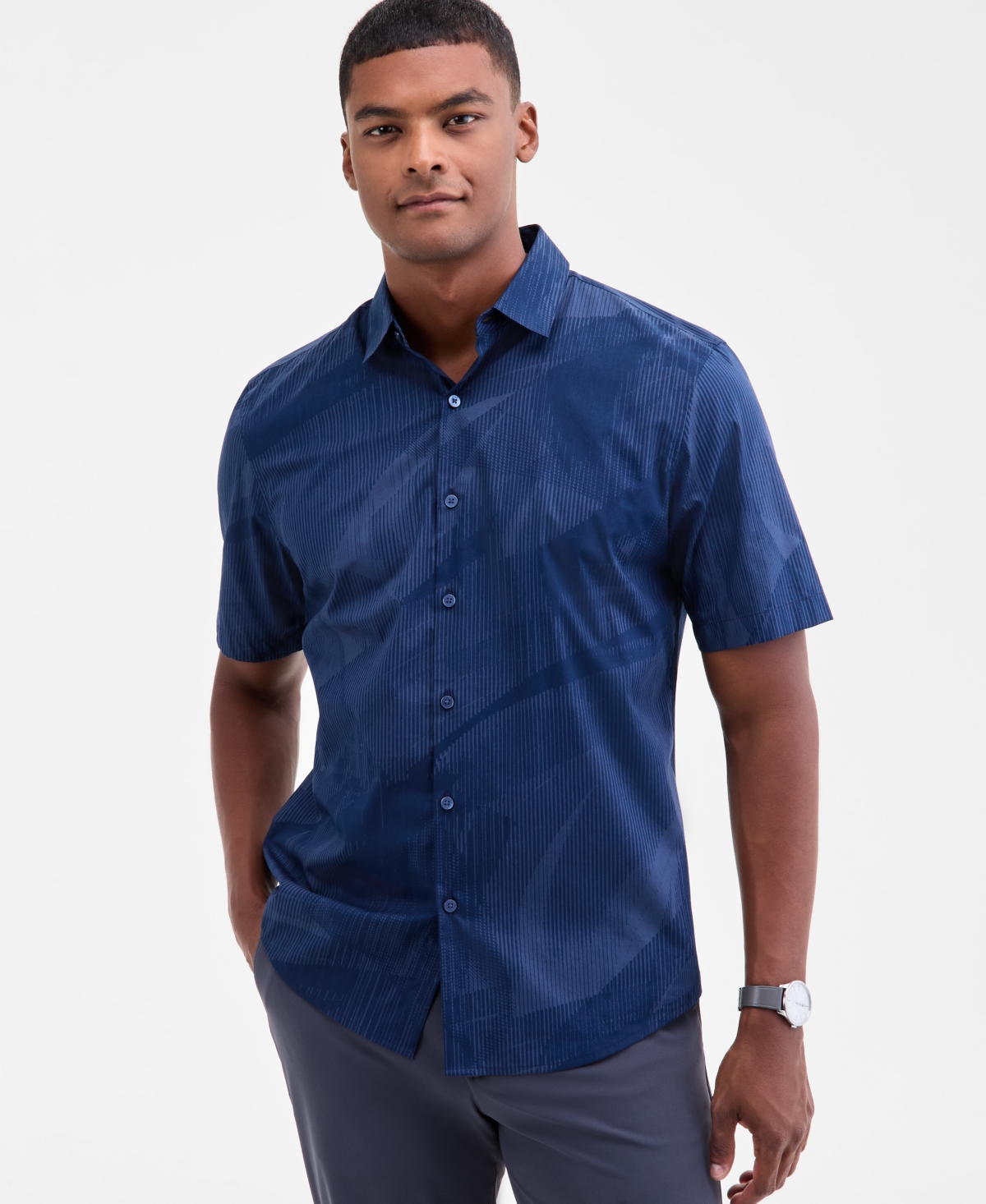 Click here for Alfani Mens Interstellar Patterned Shirt  Macys Ex... prices