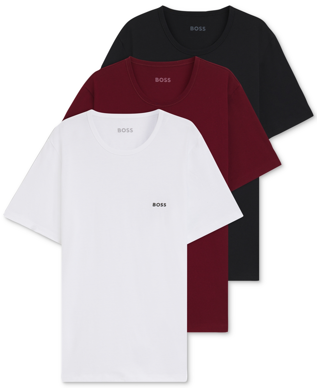 Click here for Boss by Hugo Boss Mens Classic 3-Pk. Solid Crewnec... prices