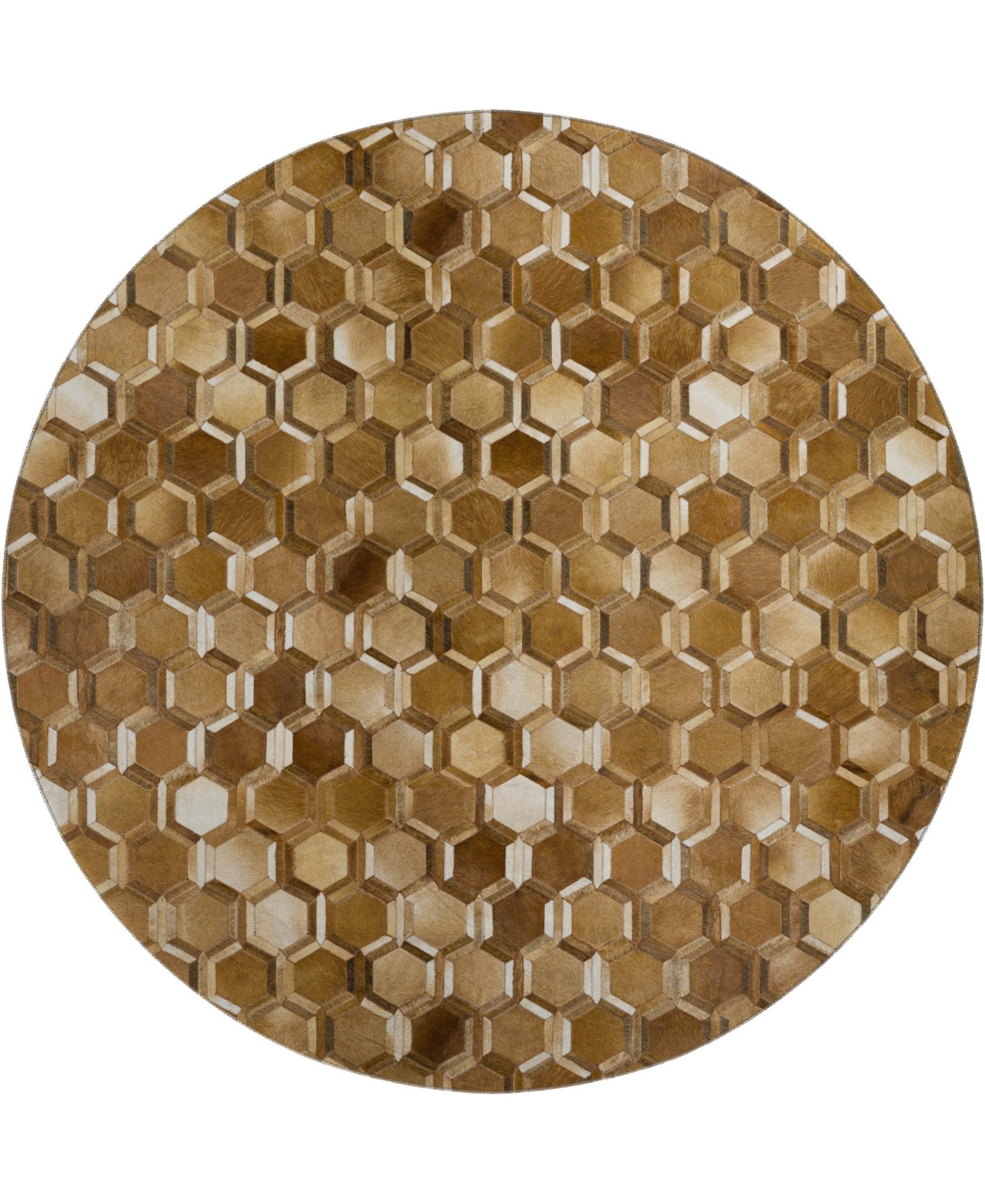 Click here for Dalyn Bozeman BM1 8x8 Round Area Rug - Brown prices
