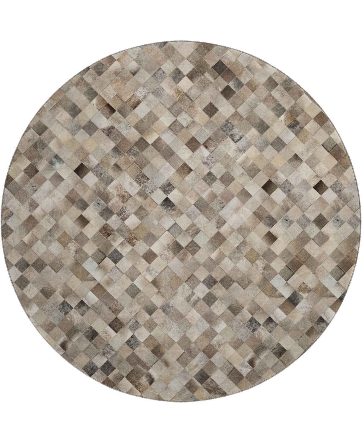 Click here for Dalyn Bozeman BM2 8x8 Round Area Rug - Gray prices