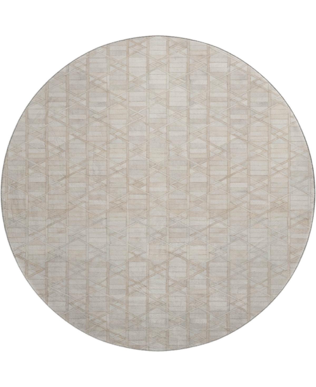 Click here for Dalyn Bozeman BM4 8x8 Round Area Rug - Ivory  Gray prices