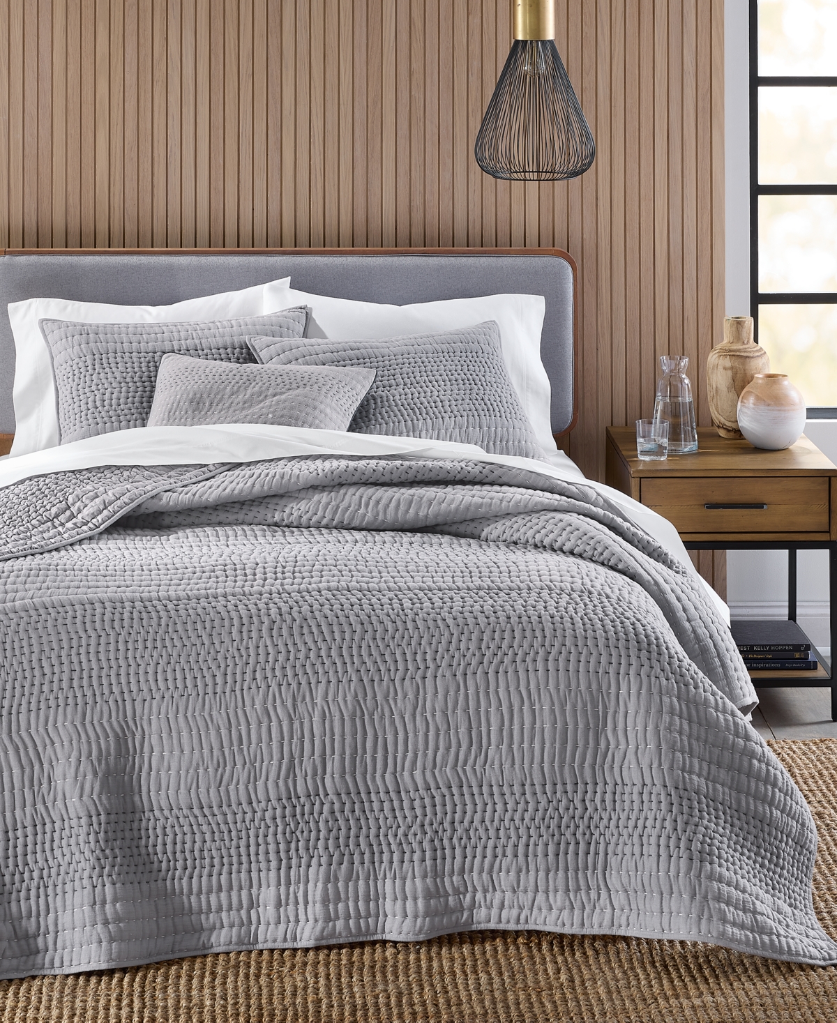 Click here for Oake Pick Stitch 3-Pc. Coverlet Set  King  Exclusi... prices