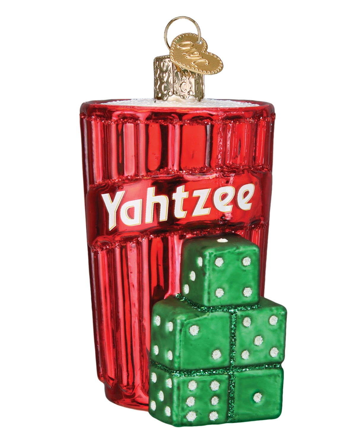 Click here for Old World Christmas 3.5 Hasbro Yahtzee Ornament -... prices