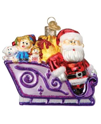 Old World Christmas 3.5" Rudolph the Red-Nosed Reindeer Santa and ...