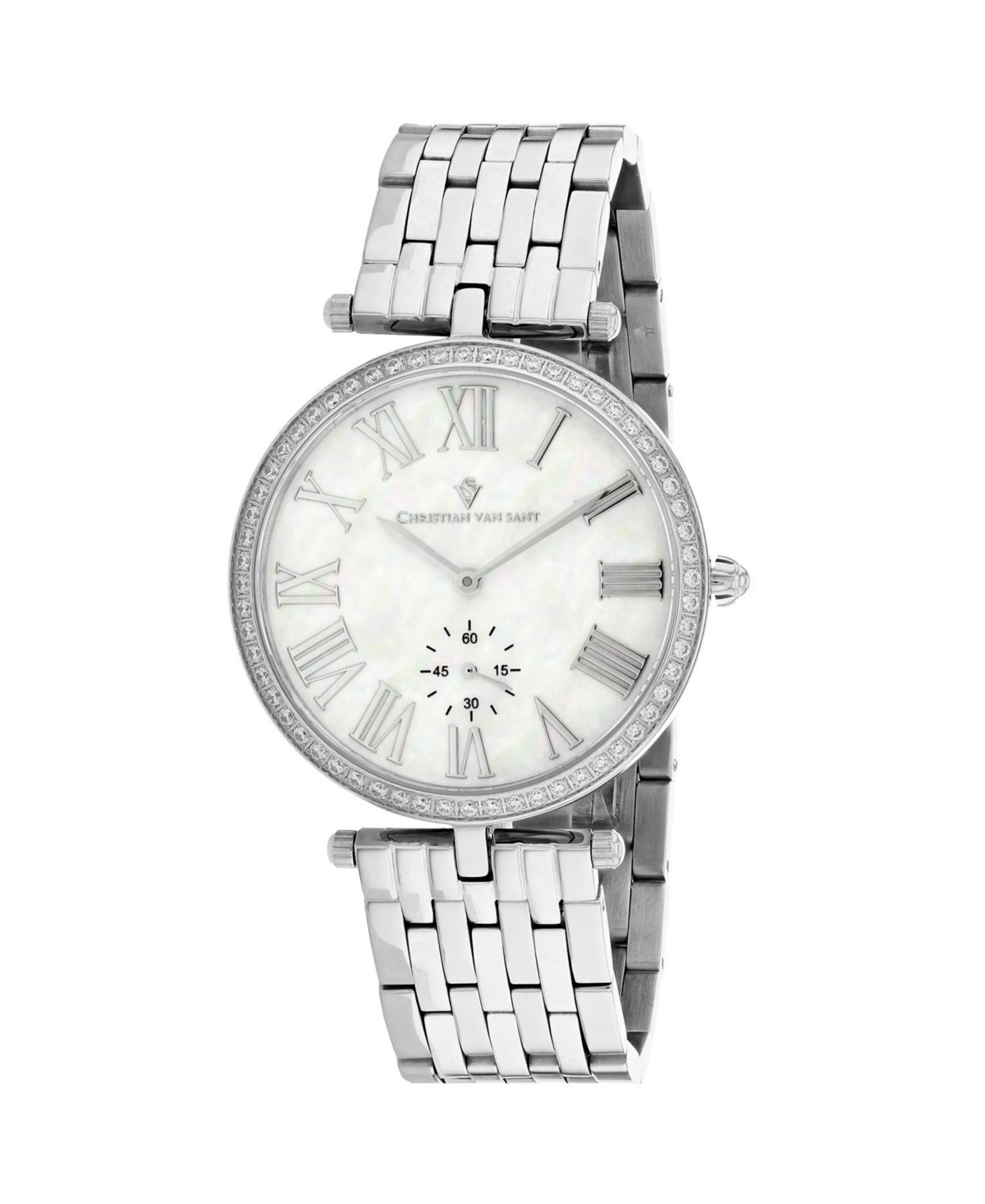 Click here for Christian Van Sant Womens Hush Mother of pearl Dia... prices