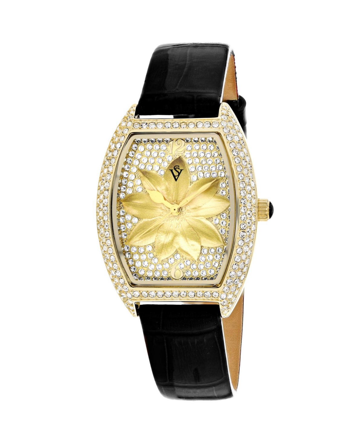 Click here for Christian Van Sant Womens Lotus Gold Dial Watch -... prices