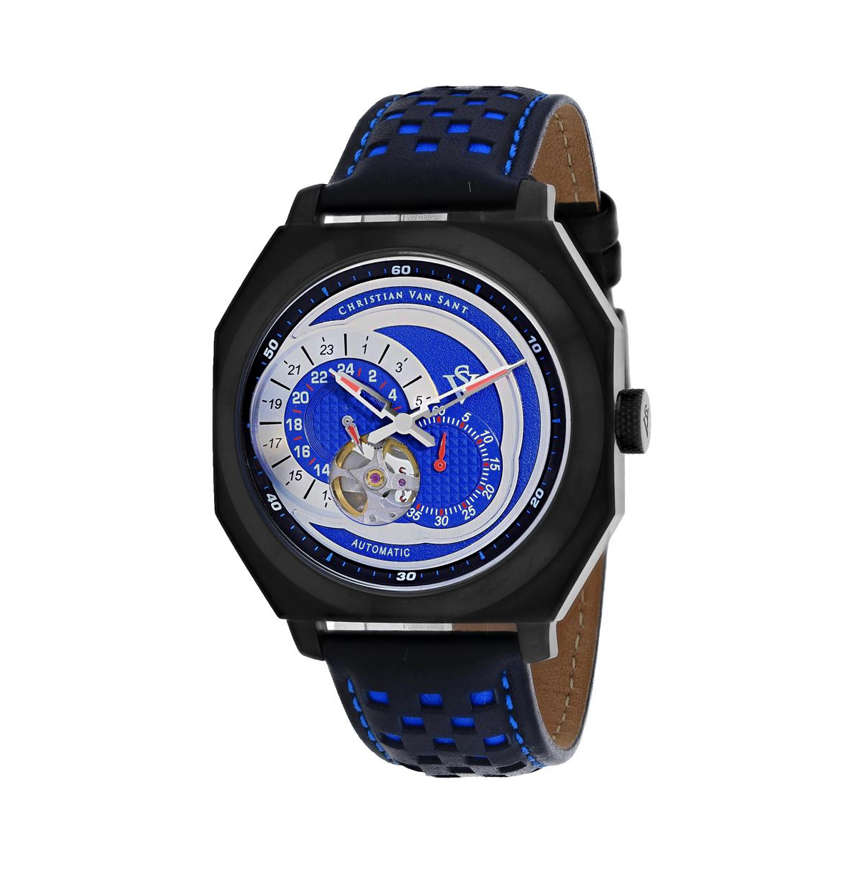 Click here for Christian Van Sant Mens Machina Blue Dial Watch -... prices