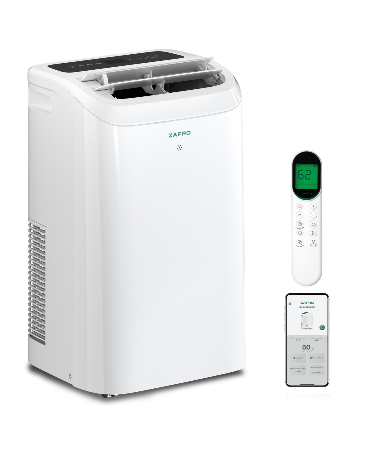 Click here for Zafro 14 000 Btu Portable Ac  Quiet 46dB  WiFi & A... prices