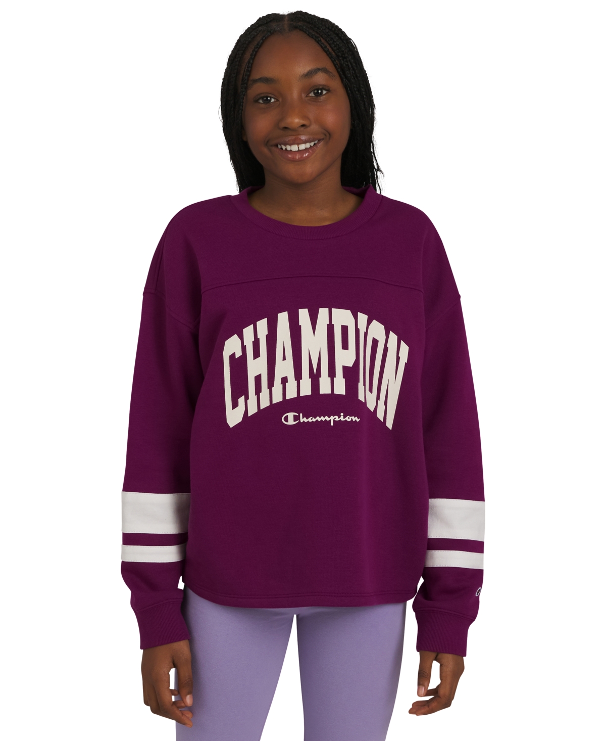 Click here for Champion Big Girls Oversized Logo Graphic T-Shirt... prices