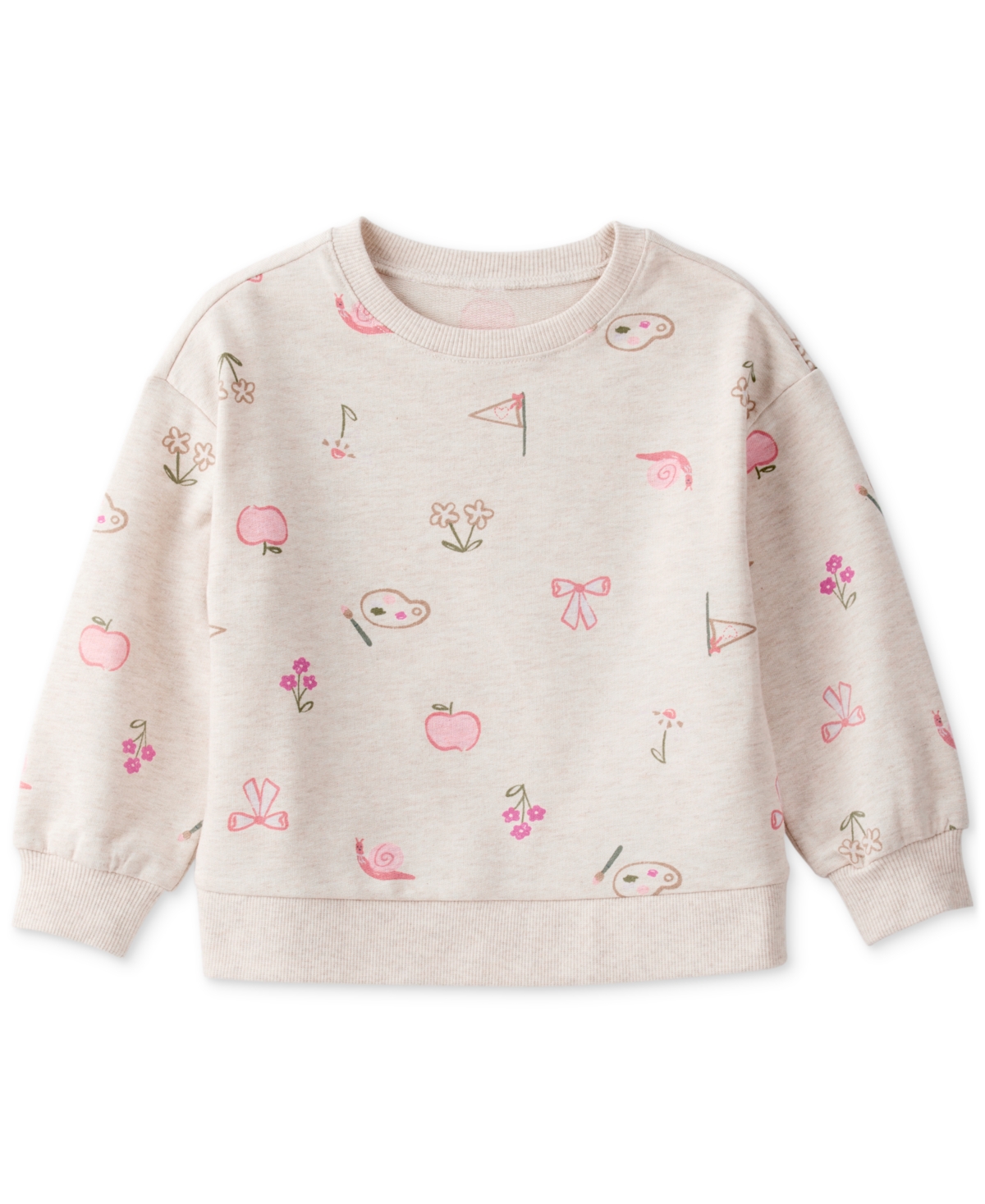 Click here for Carters Toddler Girls French Terry Long-Sleeve Pul... prices