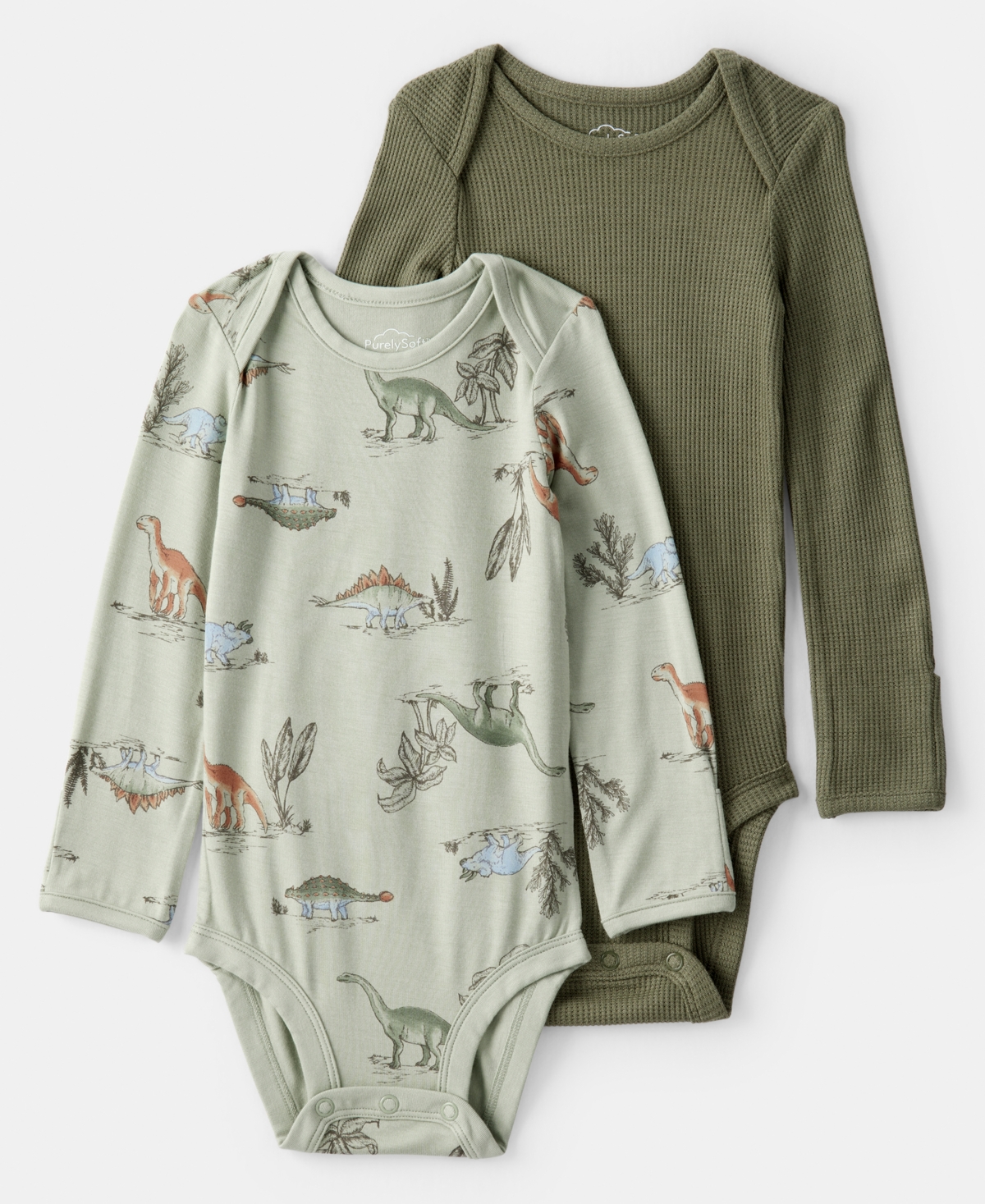Click here for PurelySoft by Carters Baby Long-Sleeve Bodysuits... prices