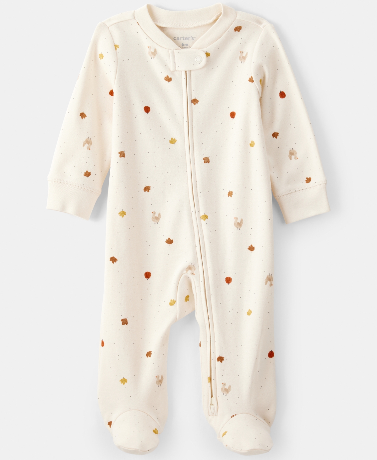 Click here for Carters Baby Thanksgiving Turkey-Print Cotton Long... prices