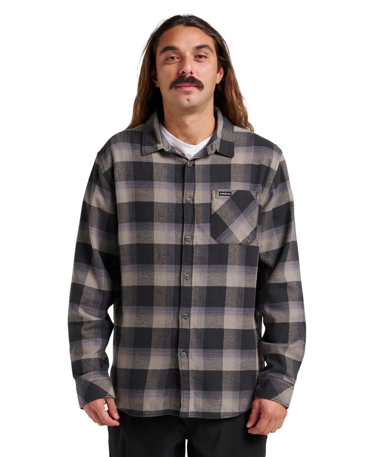 Click here for Quiksilver Mens Penmar Check Flannel Shirt - Phant... prices