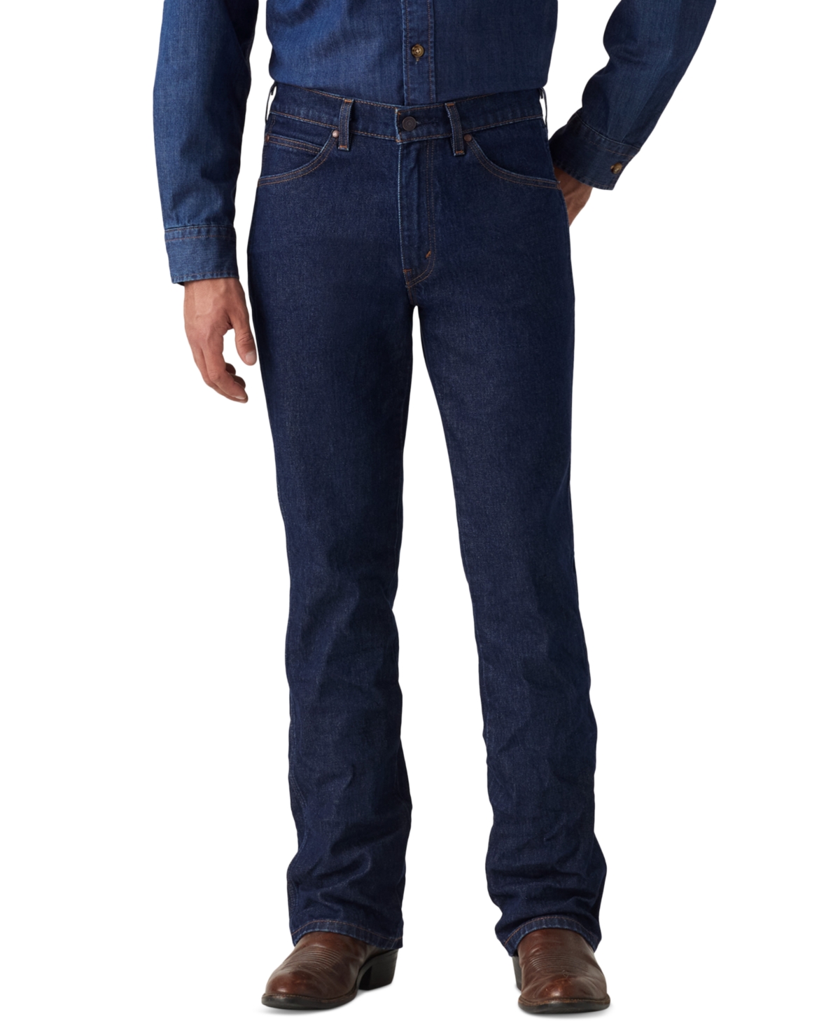 Click here for Levis Mens 537 Regular Fit Western Bootcut Jeans -... prices