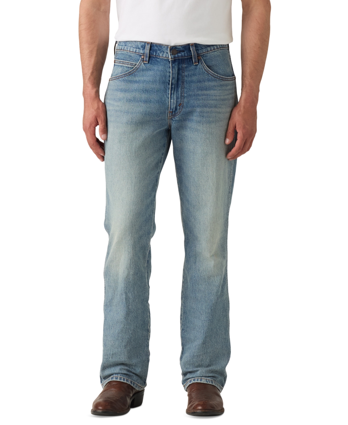 Click here for Levis Mens 537 Regular Fit Western Bootcut Jeans -... prices