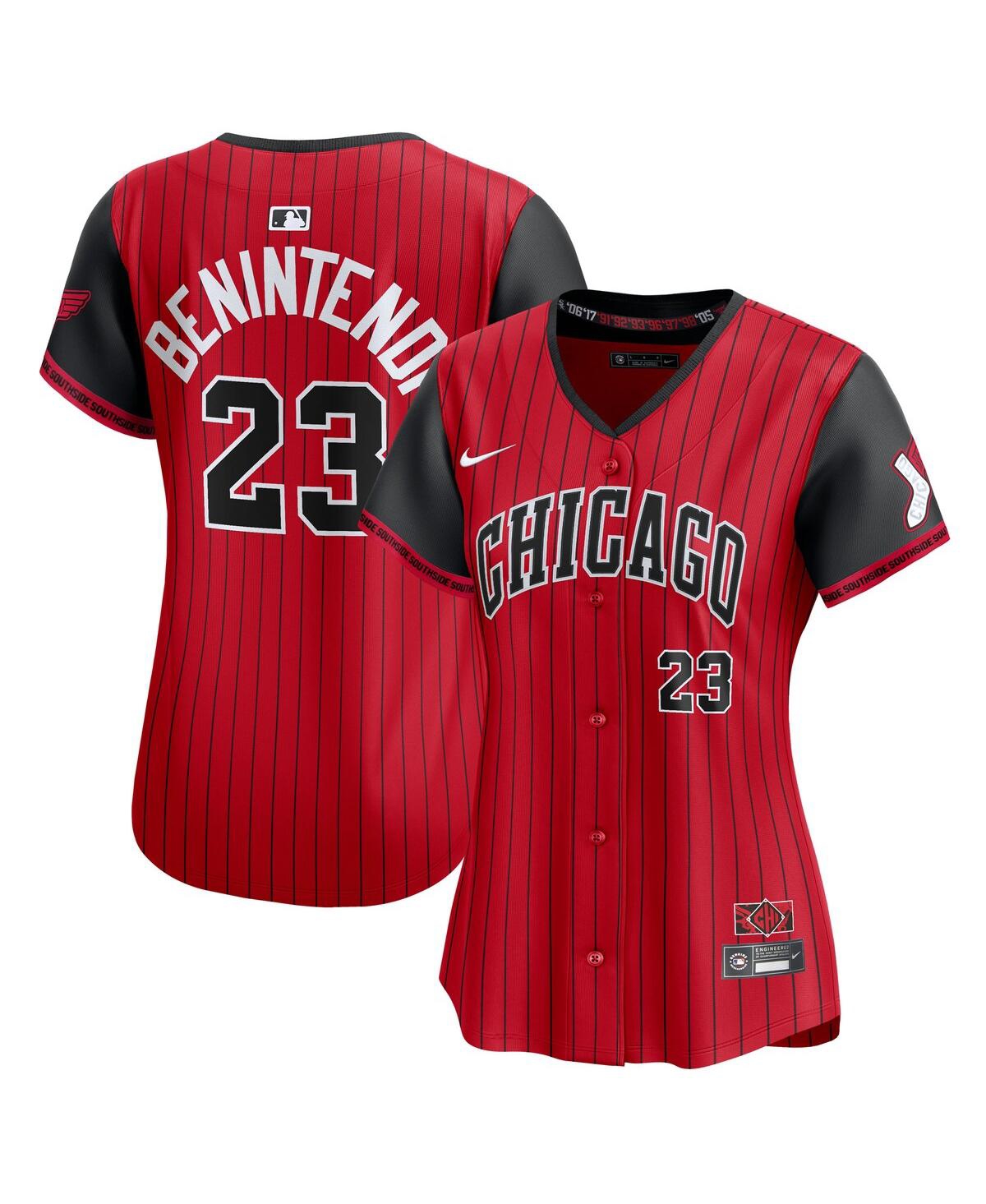 Click here for Nike Womens Andrew Benintendi Red/Black Chicago Wh... prices