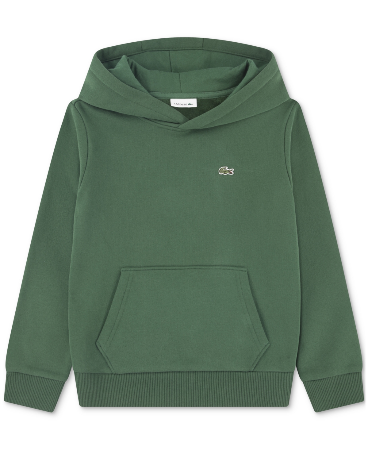 Click here for Lacoste Big Boys Core Fleece Pullover Hoodie - Ver... prices