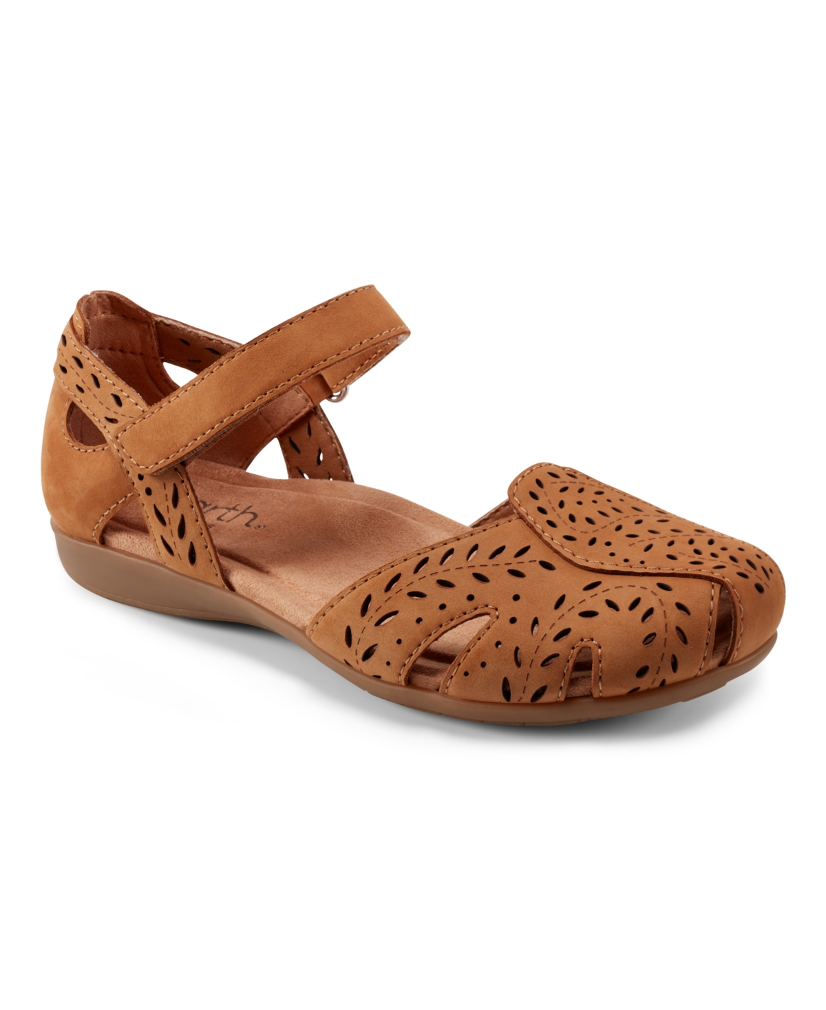 Click here for Earth Womens Braly Two-Piece Ankle Strap Flats - C... prices