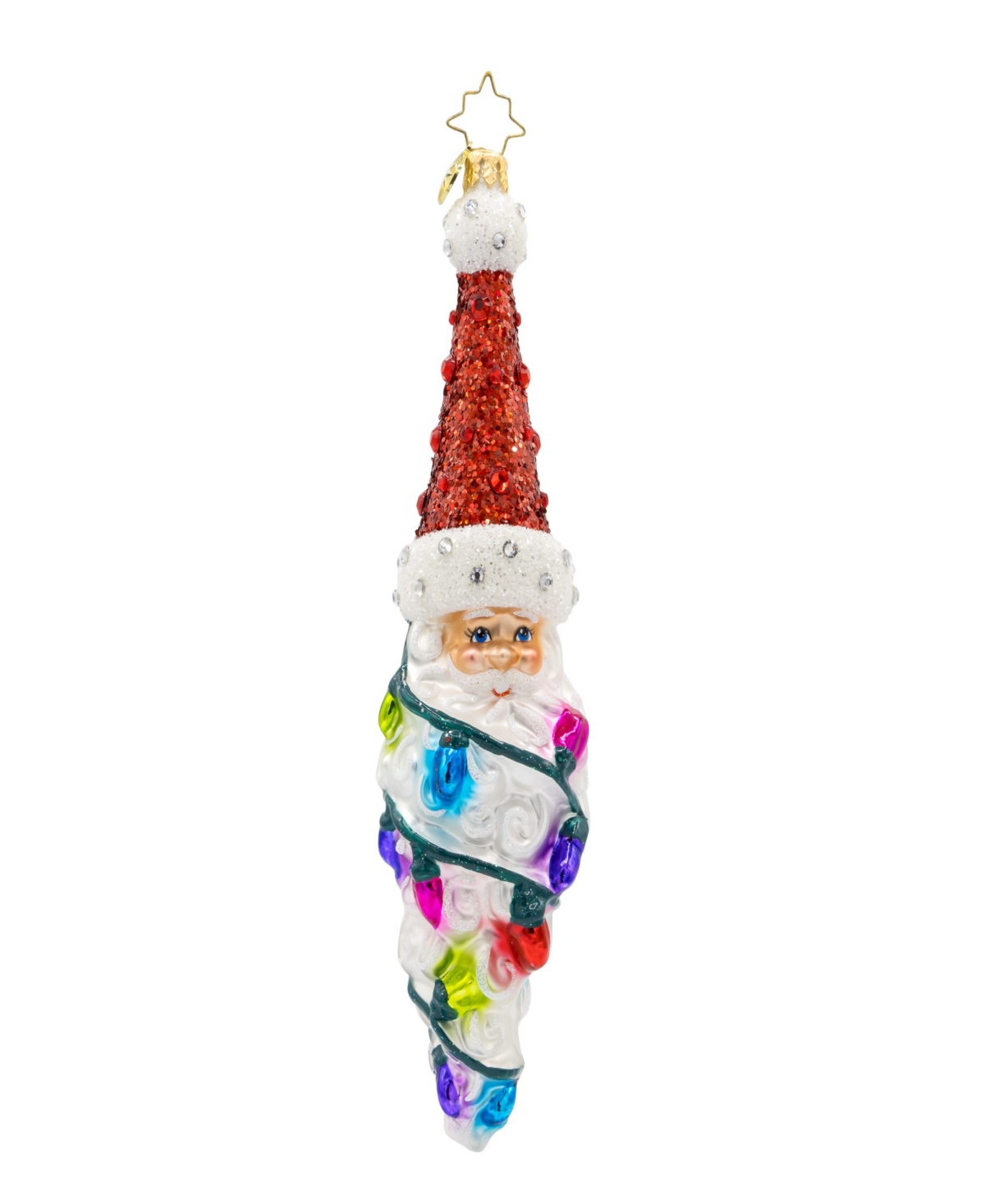 Click here for Christopher Radko Twinkling Twist Ornament - Multi prices