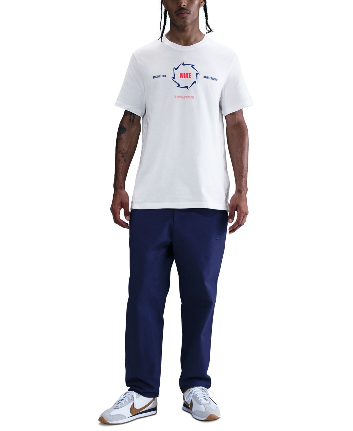 Click here for Nike Mens Sportswear Relaxed-Fit Logo Graphic T-Sh... prices