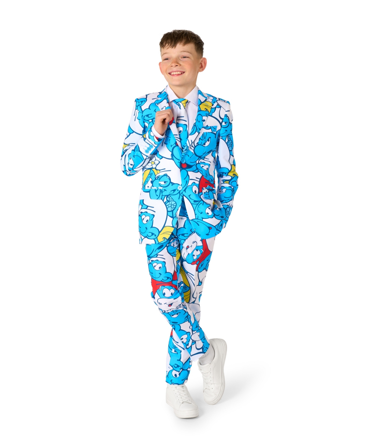 Click here for OppoSuits Big Boys Smurfs Suit - Multicolor prices