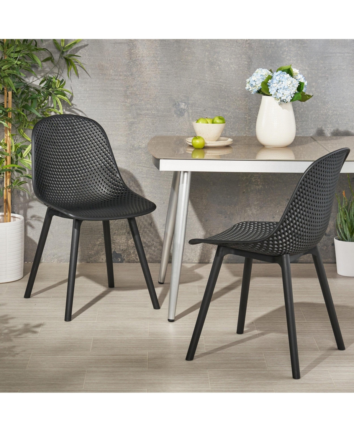 Click here for Flynama Set Of 2 Outdoor Dining Chair prices