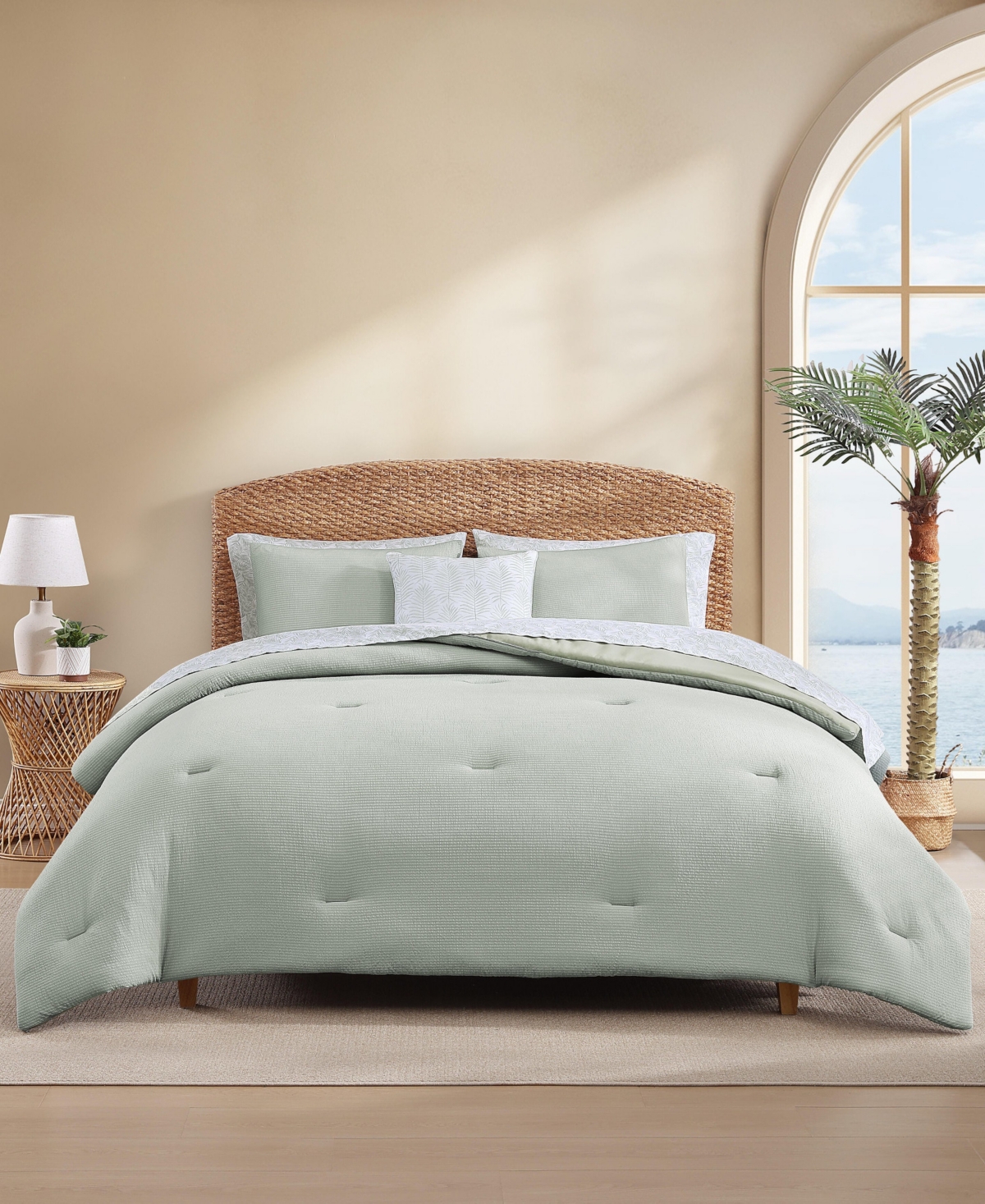 Click here for Tommy Bahama Seersucker Solid 8-Pc. Comforter Set... prices