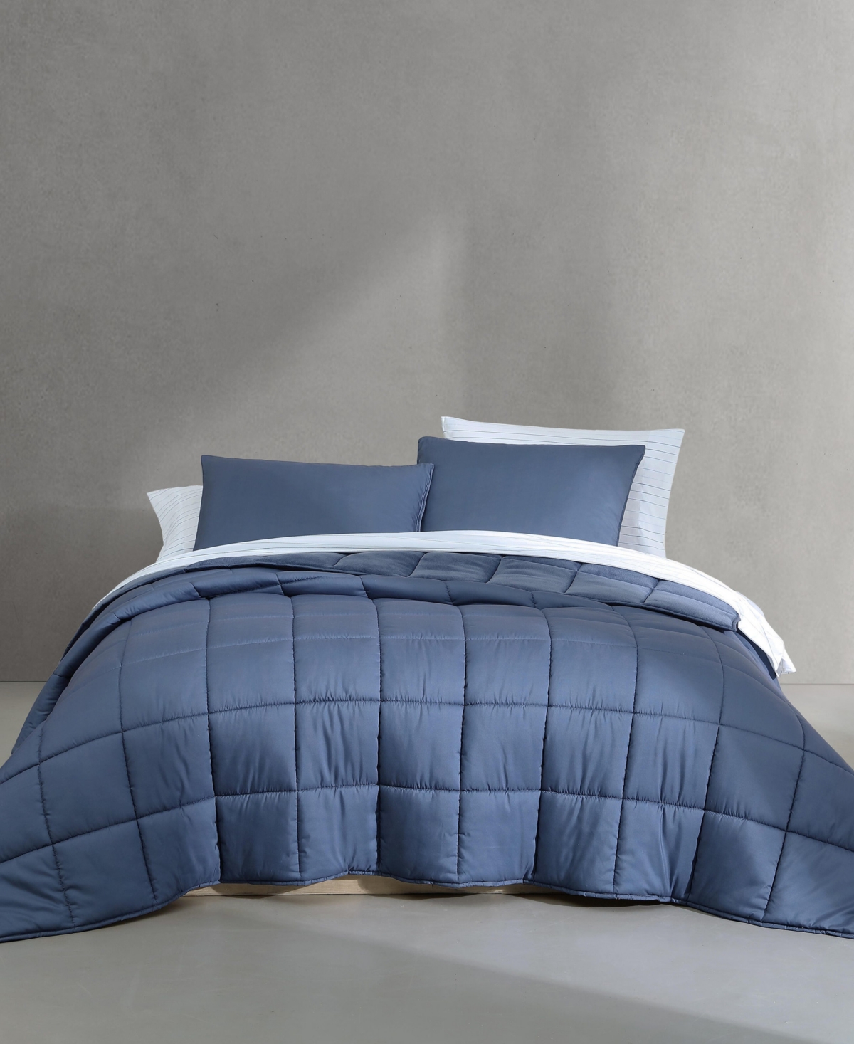 Click here for Calvin Klein Washed Solid Reversible Plush 7-Pc. C... prices