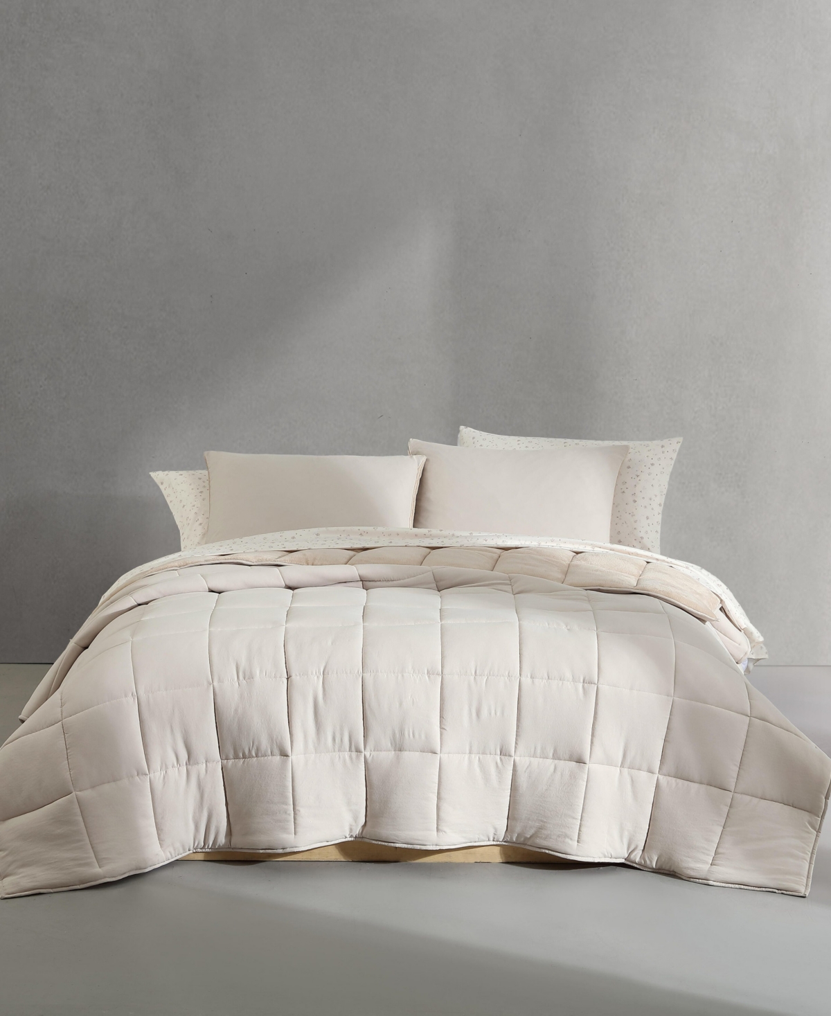 Click here for Calvin Klein Washed Solid Reversible Plush 7-Pc. C... prices