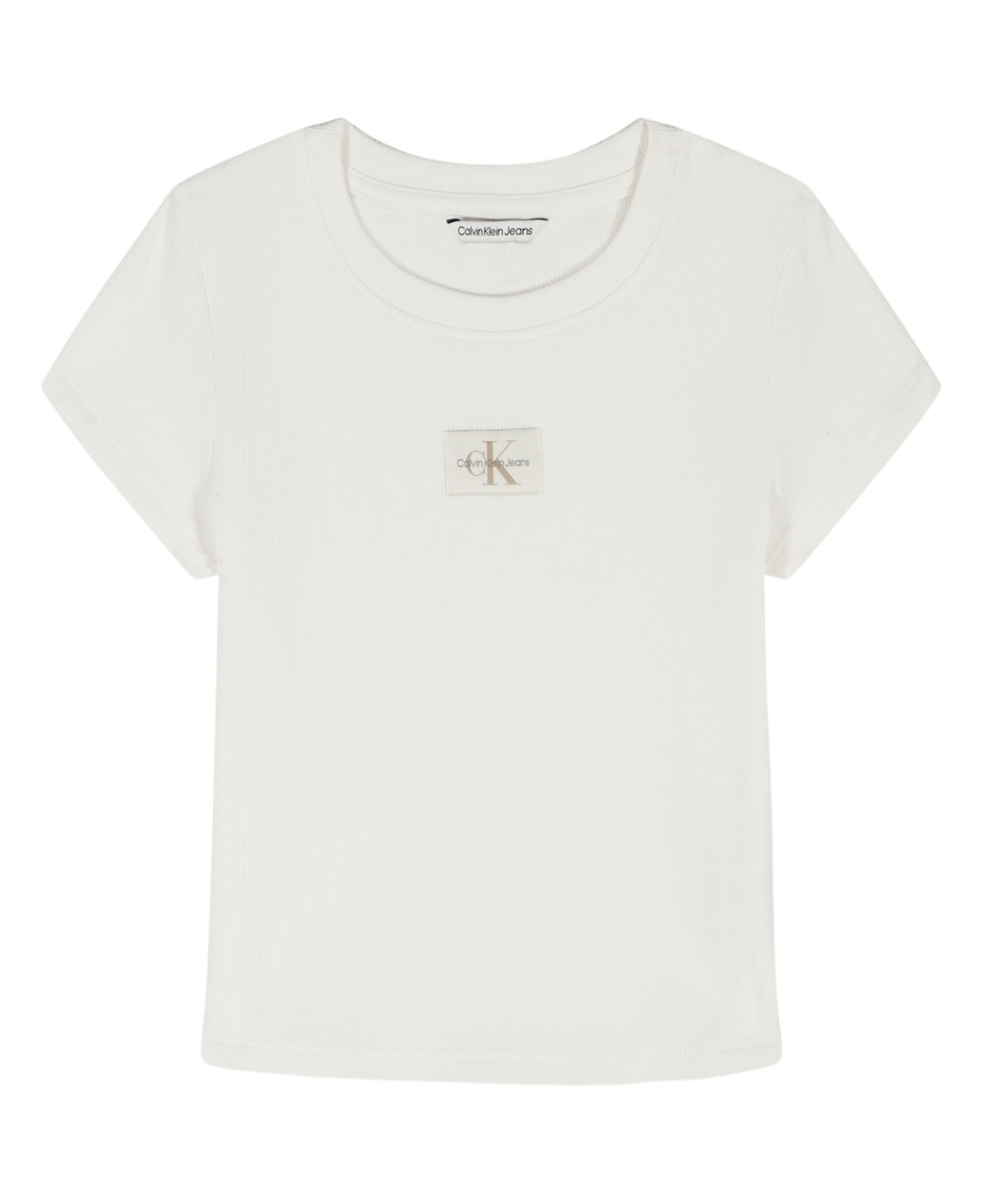 Click here for Calvin Klein Big Girls Monogram Patch Rib T-Shirt... prices