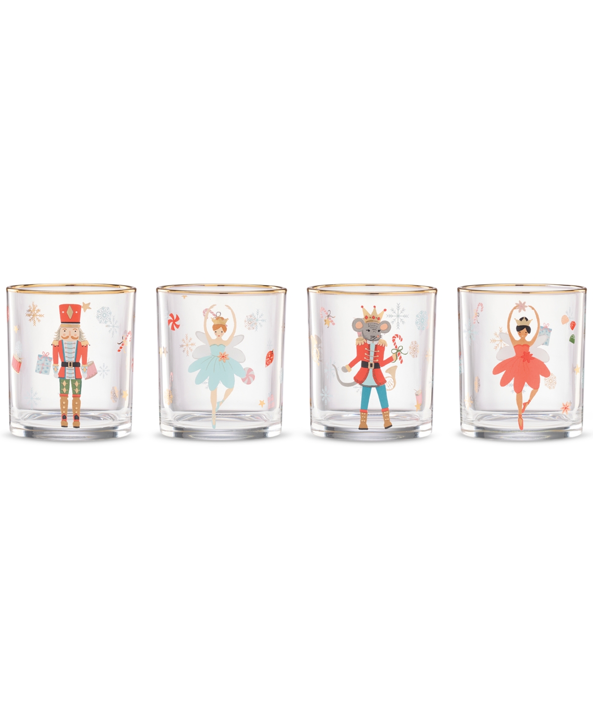 Click here for Lenox Nutcracker & Ballet Double Old Fashioned Gla... prices
