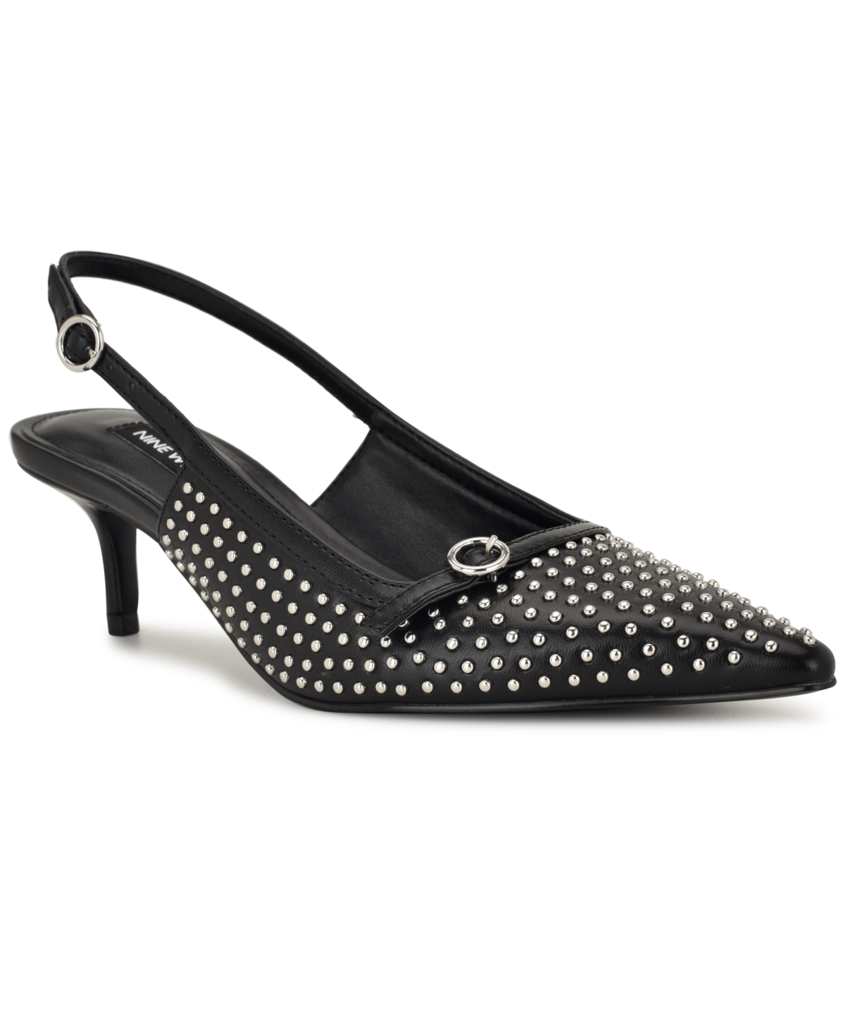 Click here for Nine West Womens Ashlea Slingback Kitten Heel Pump... prices