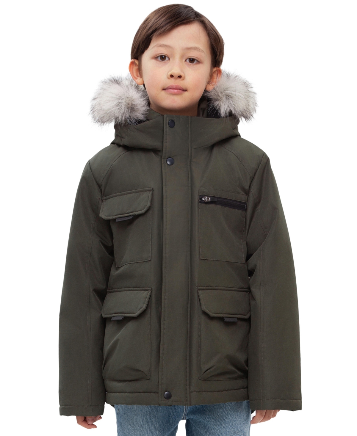 Click here for Rokka&Rolla Little and Big Boys Parka Jacket with... prices