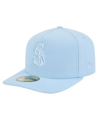 New Era Men's Light Blue Seattle Mariners Color Pack A-Frame 59FIFTY ...