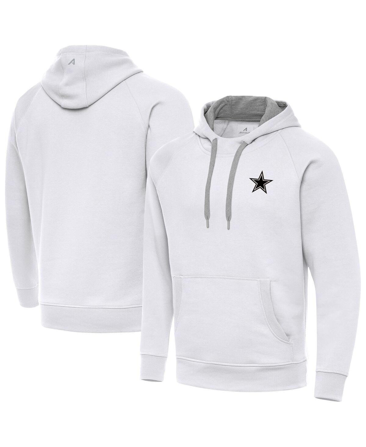 Click here for Antigua Mens White Dallas Cowboys Brushed Carbon V... prices