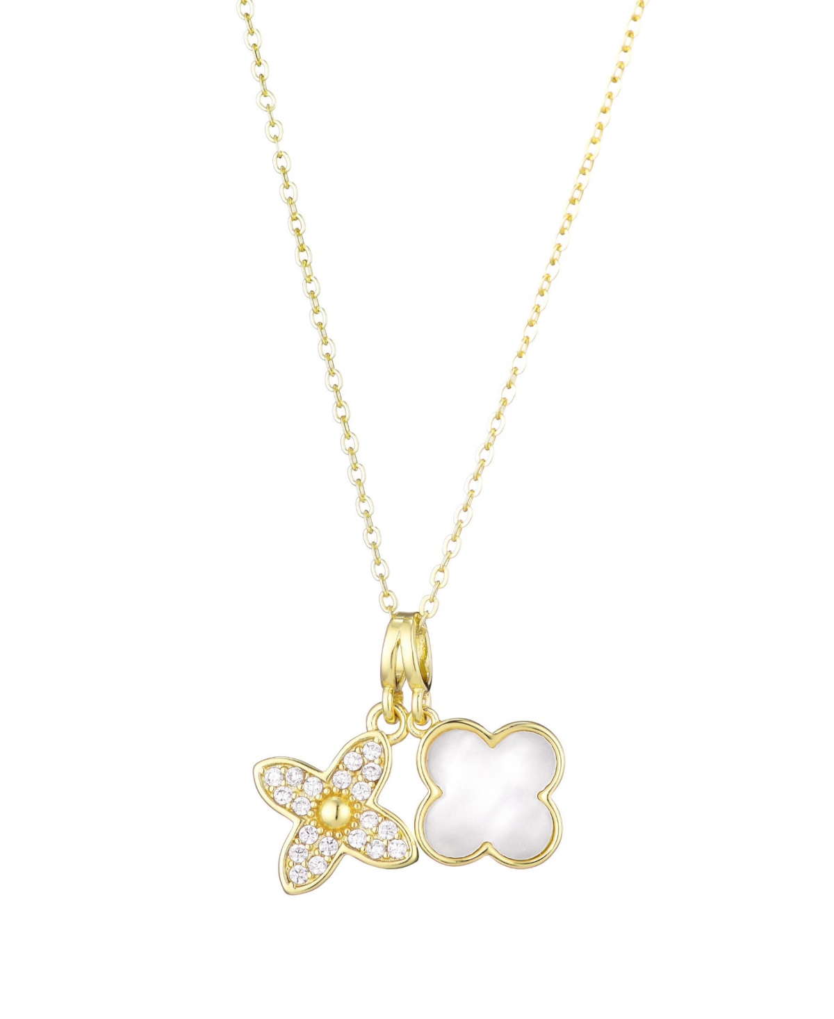 Click here for Adornia Tarnish Resistant Cubic Zirconia Double Cl... prices