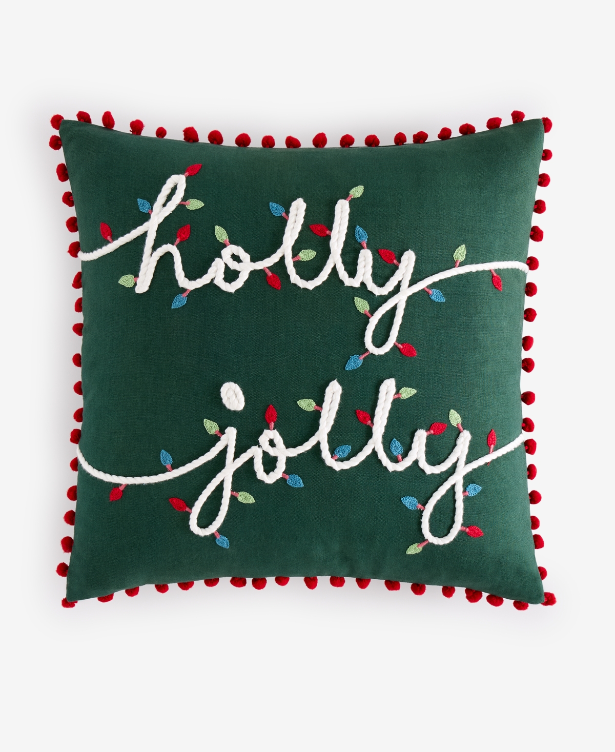 Click here for Holiday Lane Holly Jolly Decorative Pillow  18 x 1... prices