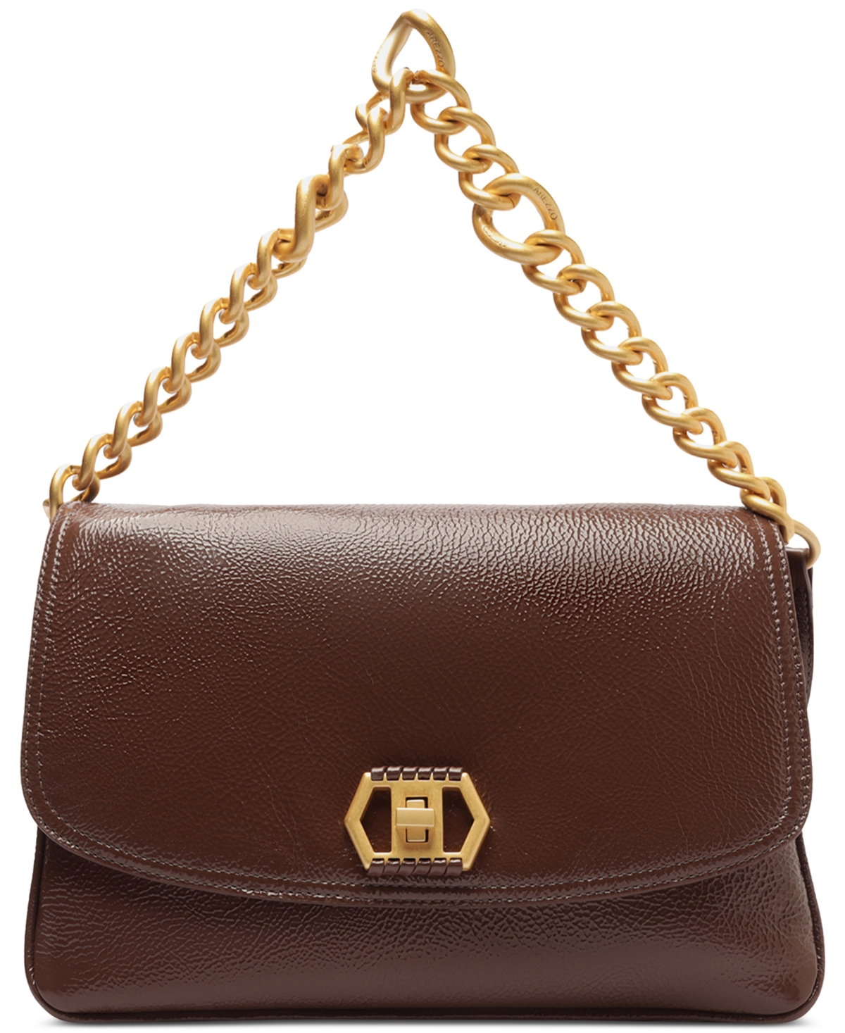 Click here for Arezzo Ivy Large Leather Crossbody - Hot Brandy prices