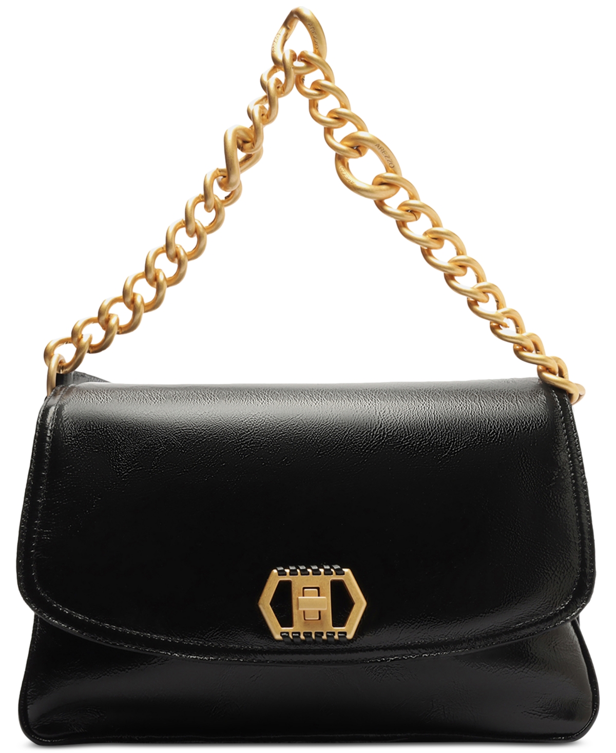 Click here for Arezzo Ivy Large Leather Crossbody - Black prices