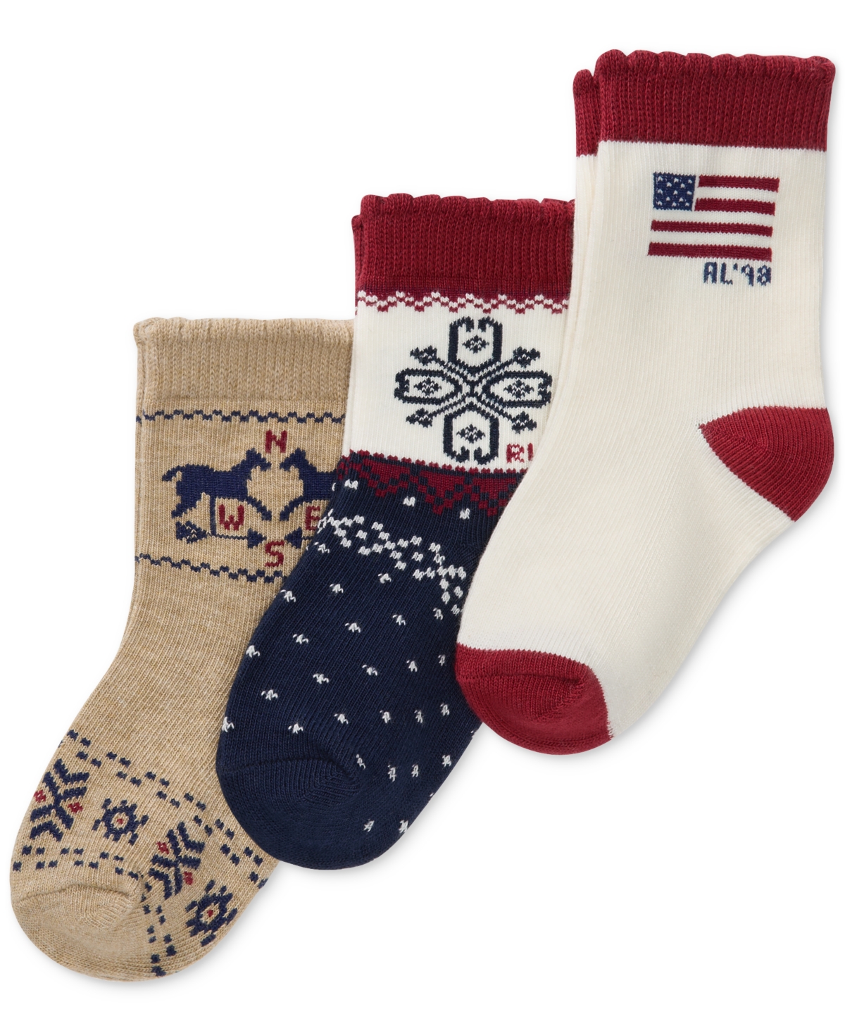 Click here for Polo Ralph Lauren Baby 3-Pk. Holiday Americana Soc... prices