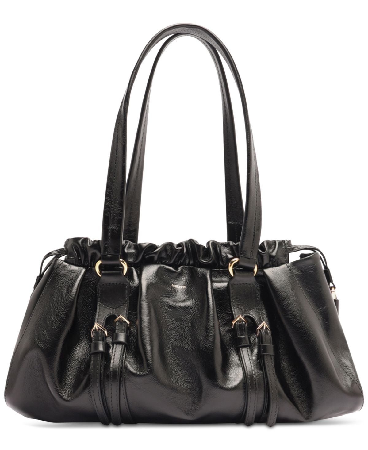 Click here for Arezzo Capri Small Leather Shoulder Bag - Black prices