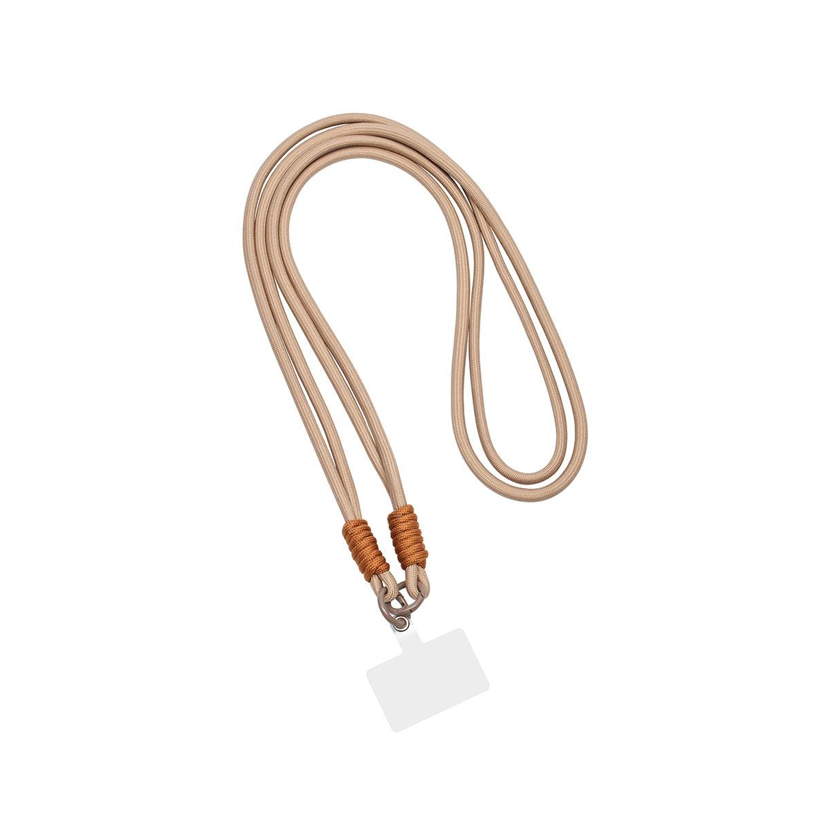Click here for Auramma Earth Tone Lanyard - Khaki / camel prices